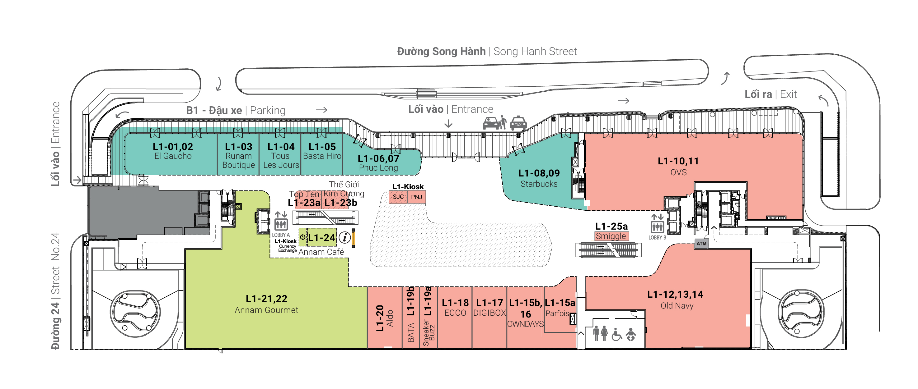 Tầng - Estella Place - Enjoy your moment